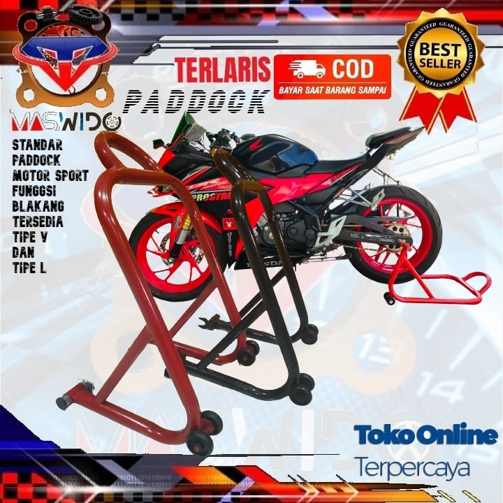 Jual Standar paddock Pedok CBR R15 VIXION GSX BYSON MEGAPRO GL PRO NINJA R NINJA 250cc | Shopee ...