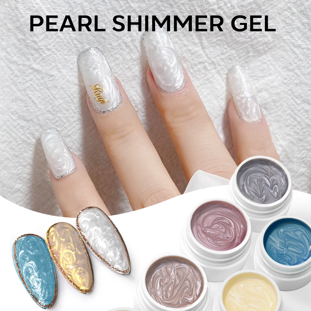Jual Modelones Shell Thread Gel Nail Polish, 5ml Pearlescent UV Gel ...