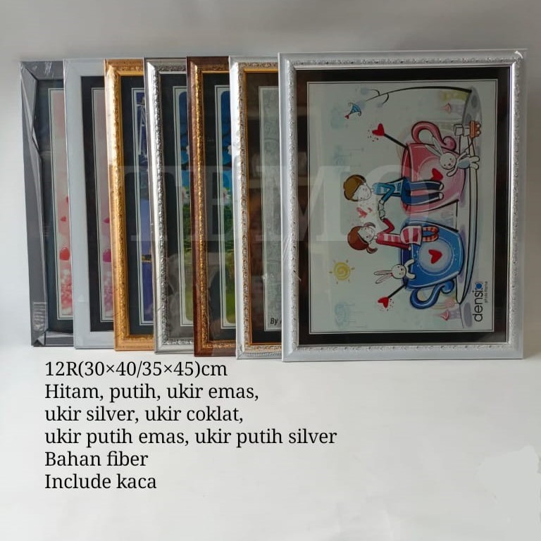 Jual BINGKAI FOTO 12R GOSEND/ GRAB ONLY PIGURA FOTO FRAME FOTO FIBER ...