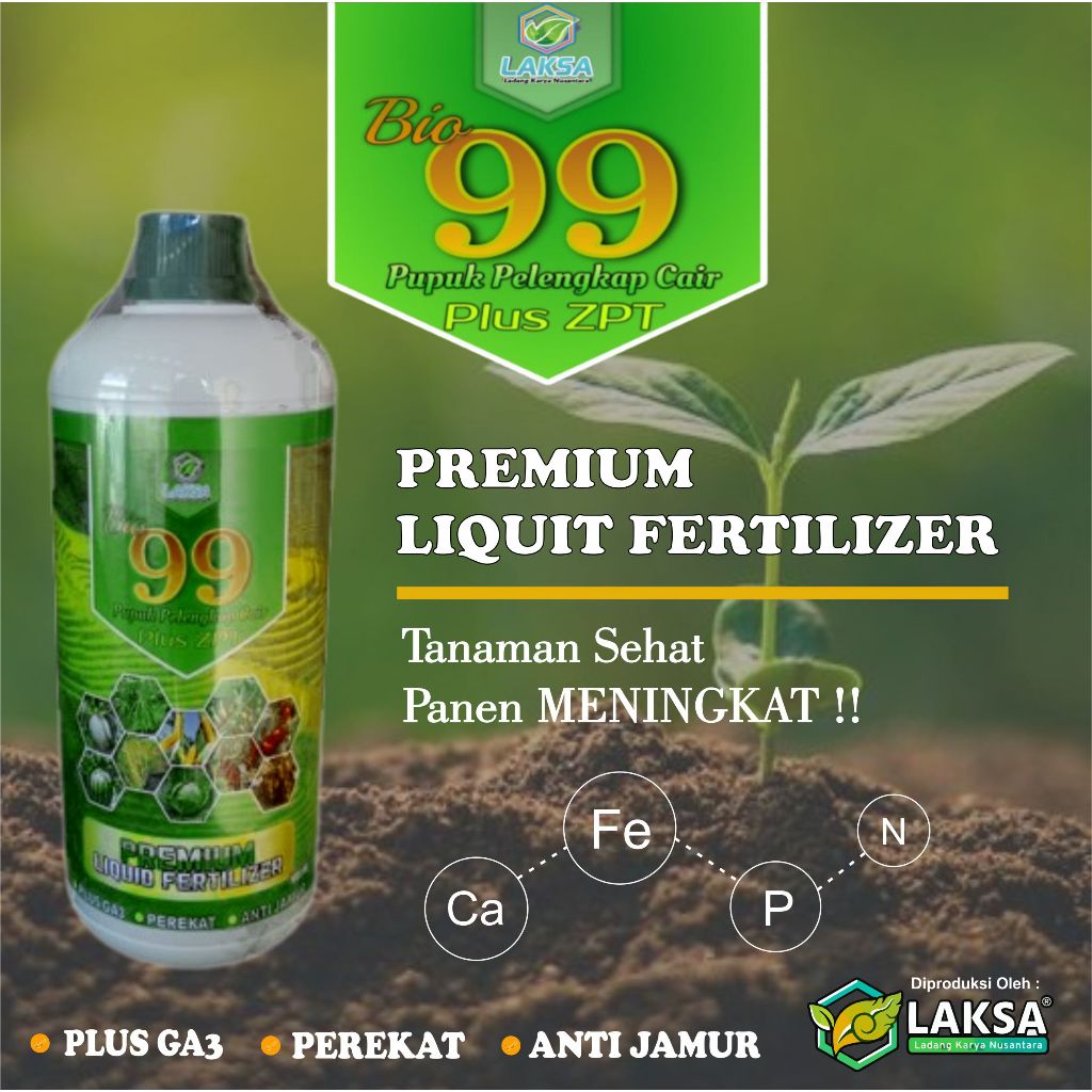 Jual PUPUK BIO 99 KEMASAN 1 LITER | Shopee Indonesia