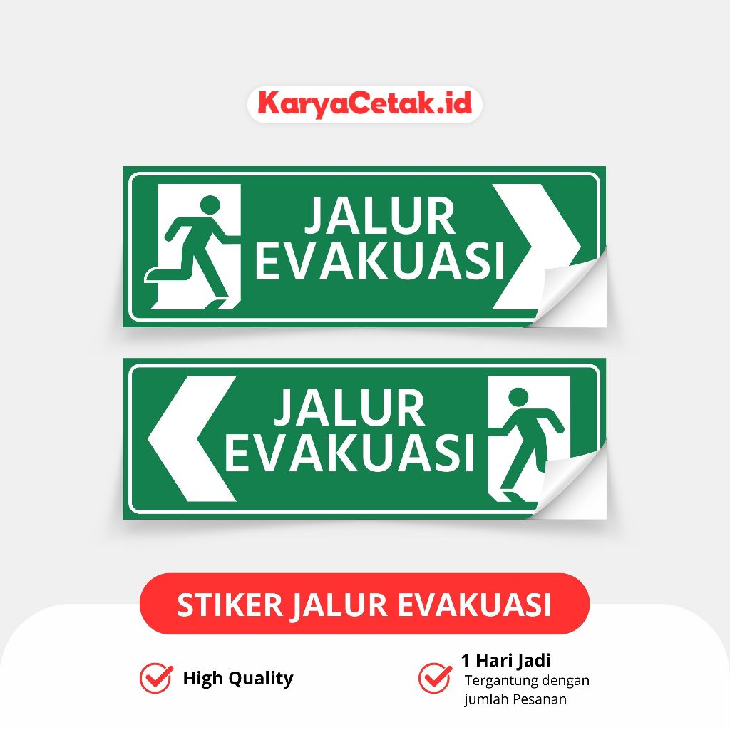 Jual Stiker Jalur Evakuasi Area Titik Kumpul – Rambu Assembly Point K3 ...