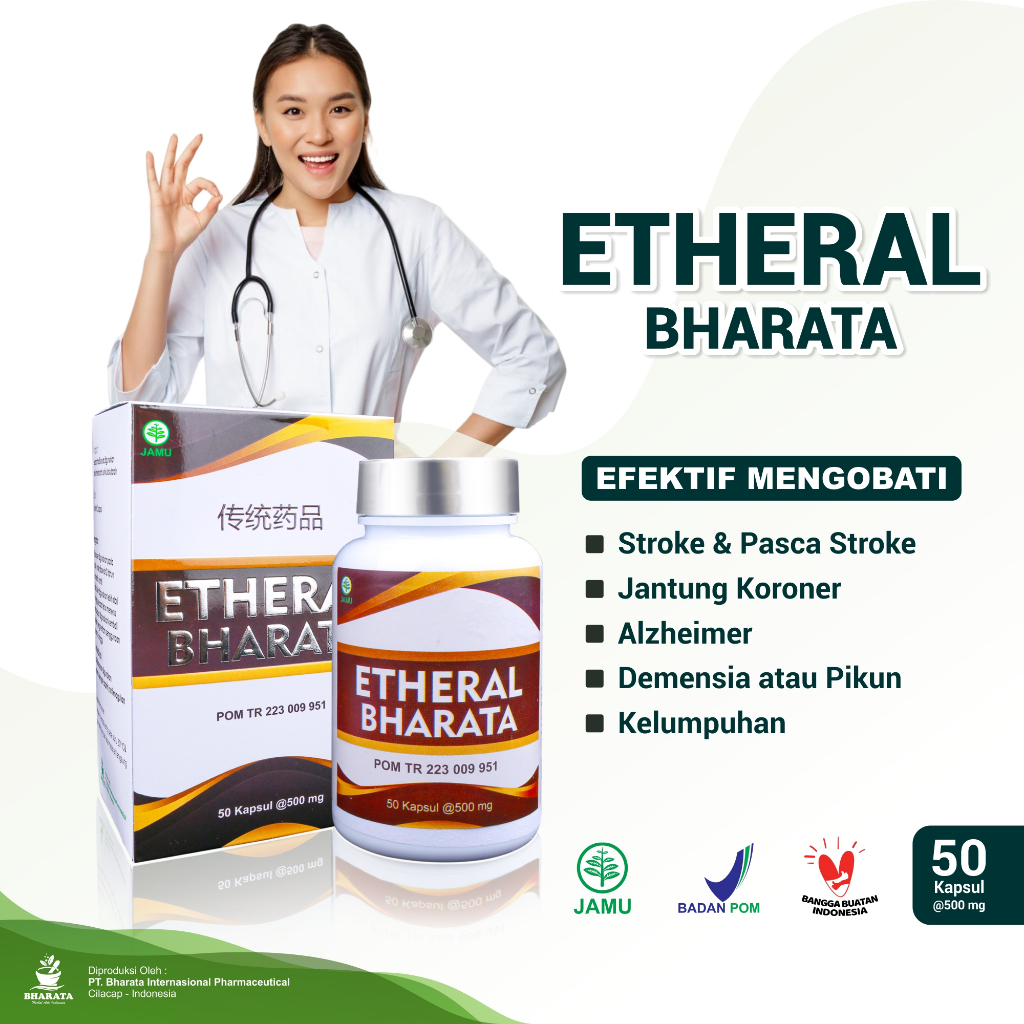 Jual Etheral Bharata Obat Epilepsi Stroke Berat Ringan Kejang Ayan Ampuh | Shopee Indonesia