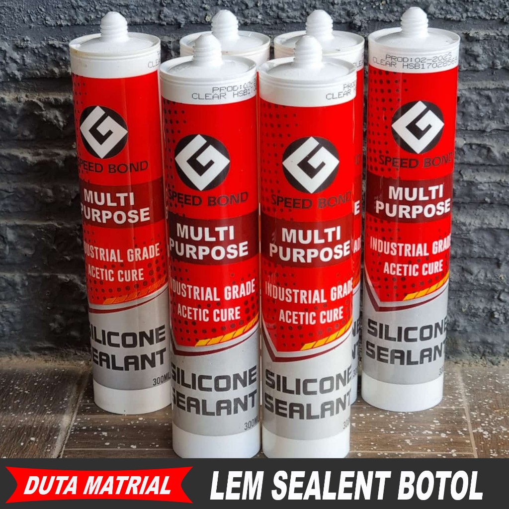 Jual HANDSOME Silicone Glass Sealant Lem Botol Silicone Sealant Lem ...