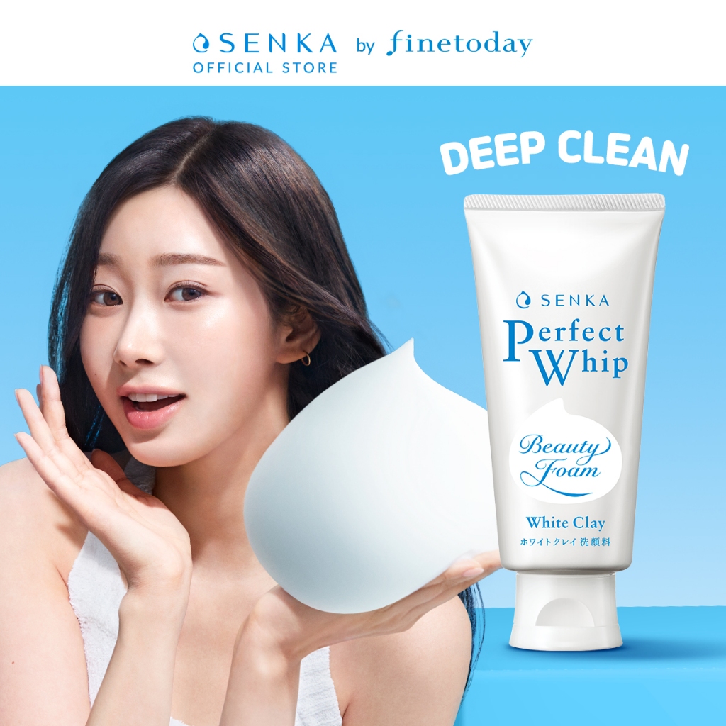 Jual SENKA Perfect Whip White Clay Facial Foam 120gr [FS] | Shopee ...