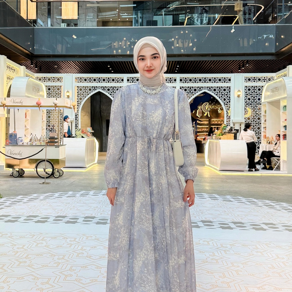 Jual FANMU Gamis Premium Terbaru/Gamis Motif Terbaru Kekinian-1035 | Shopee Indonesia