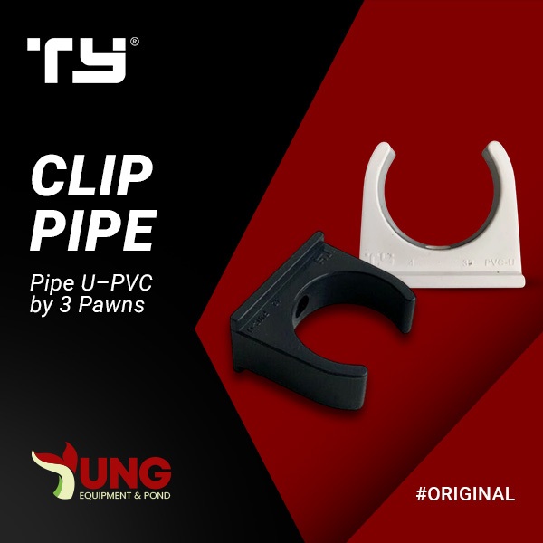Jual TY Clip Pipe / Penjepit Pipa U – PVC by 3 Pawns | Shopee Indonesia