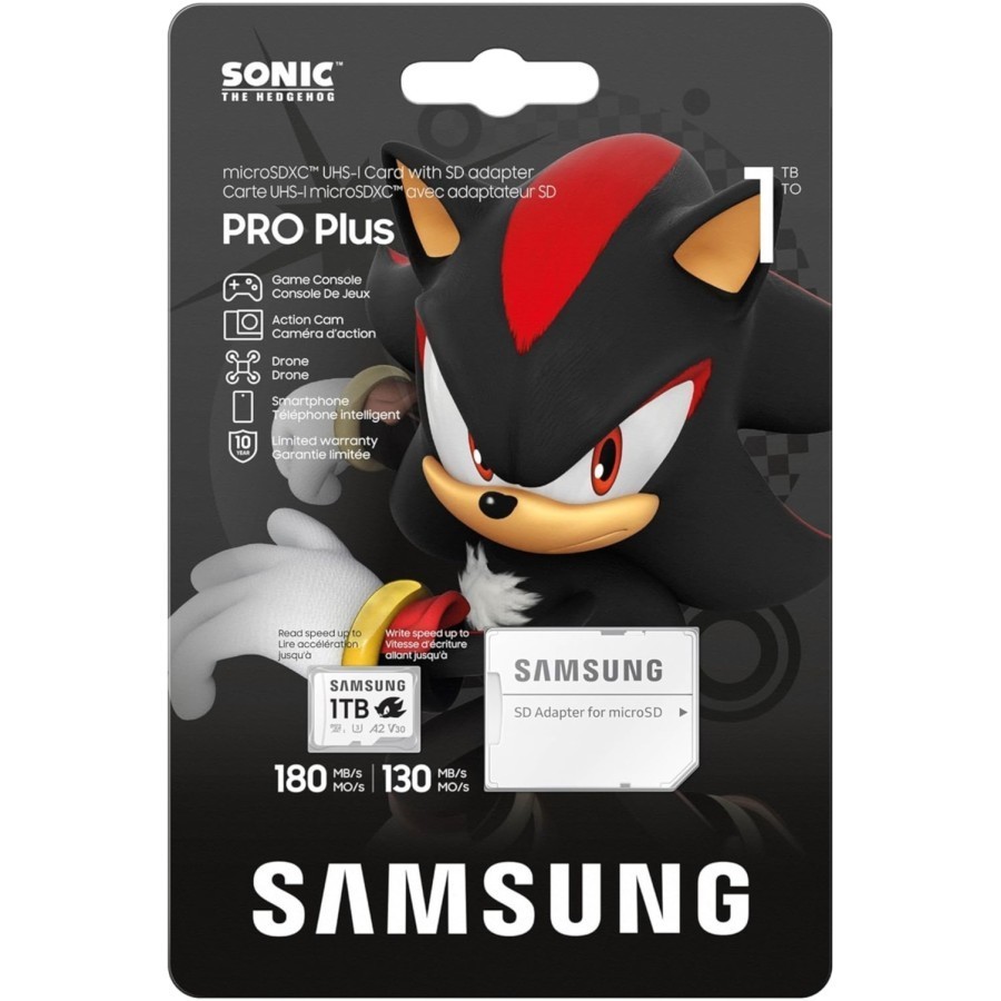Jual Samsung microsdxc pro plus Sonic edition 1tb uhs-I u3 v30 A2 with ...