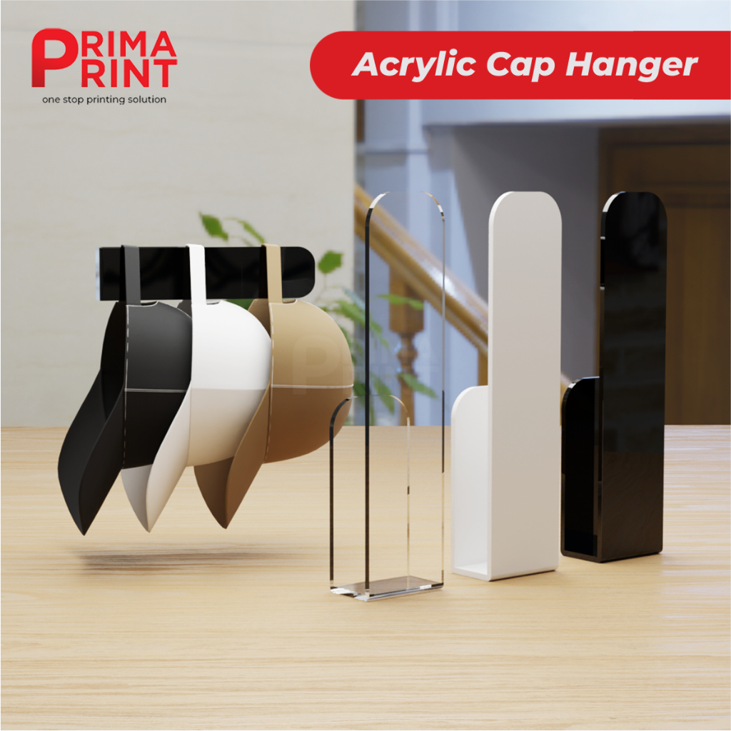 Jual Acrylic Cap Hanger - Hat Hook Wall Adhesive / Gantungan Topi ...