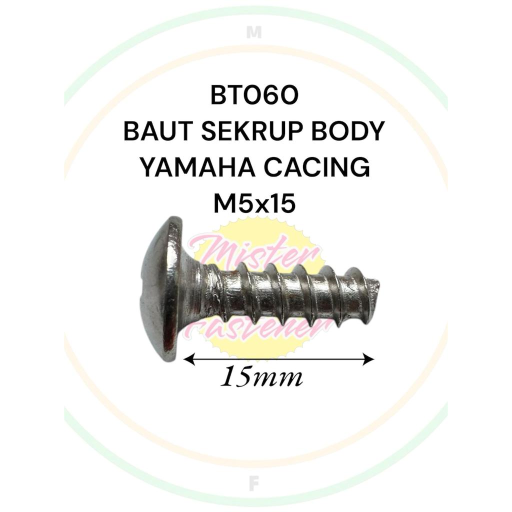 Jual Baut Cacing M5x15 NEKEL Sekrup Skrup ONLY Body Bodi Yamaha Mio ...