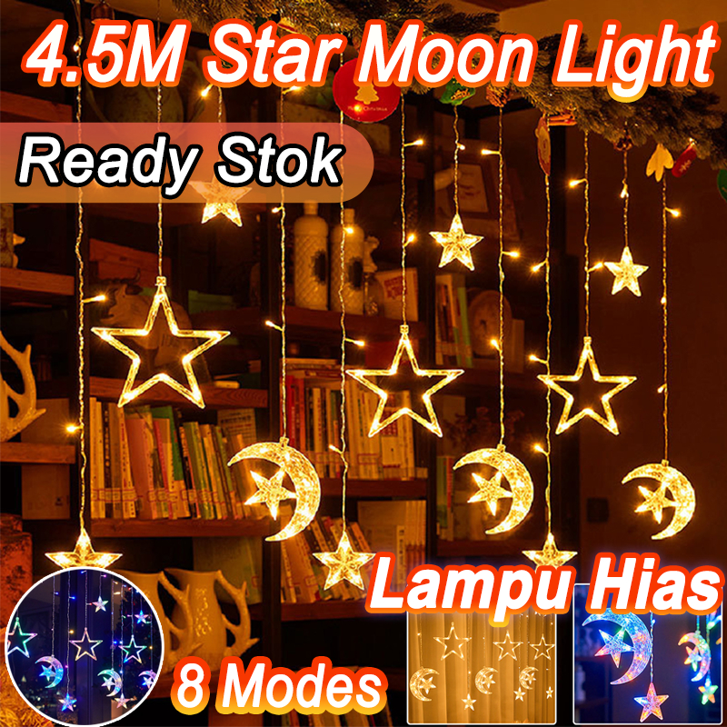 Jual 【YMJR】Ready stock 2025 NEW 5 Meter Lampu Ramadhan Lampu Hias Lampu ...
