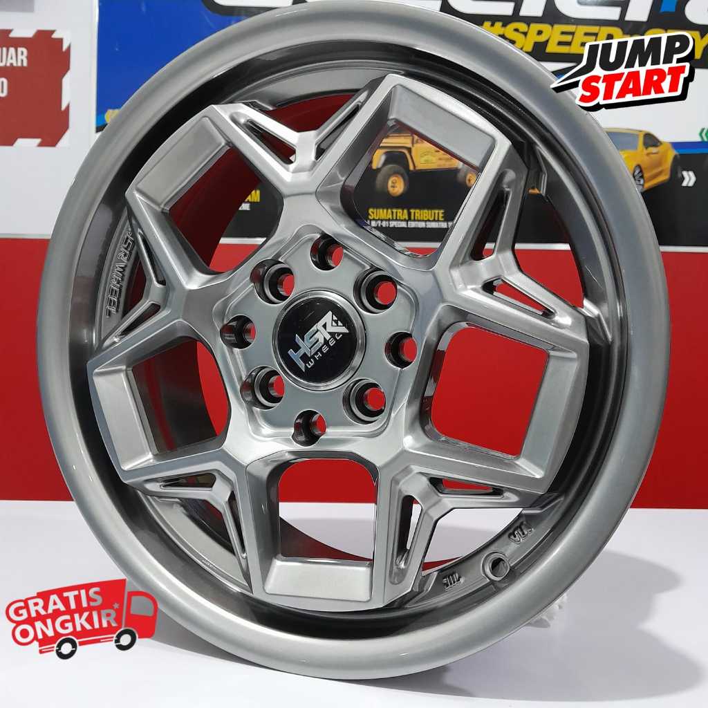 Jual Velg ring 15 avanza xenia brio sigra calya hsr original pcd baut 4x100 hyper black r15 ...