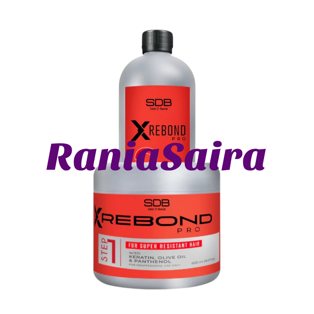 Jual PAKET SDB X Rebond Pro Step1 + Step2 500ml Obat Smoothing Pelurus ...