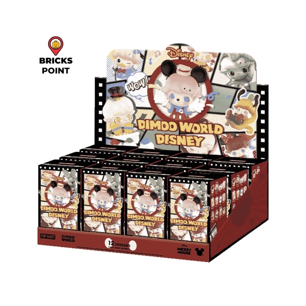 Jual [1 SET] POP MART ORIGINAL DIMOO WORLD X DISNEY SERIES FIGURES 12 ...