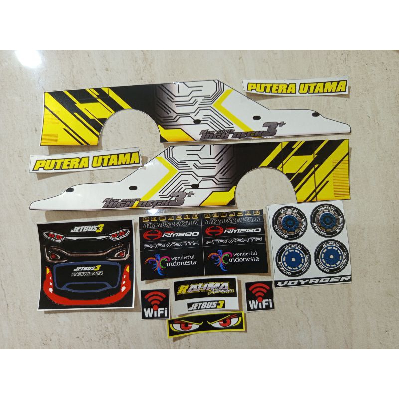 Jual Livery miniatur bus putera utama Rahma V1 V2 | Shopee Indonesia