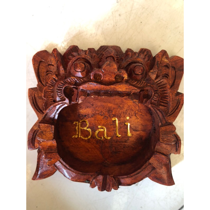 Jual Asbak barong Asbak kayu Asbak bali Asbak aestetik | Shopee Indonesia