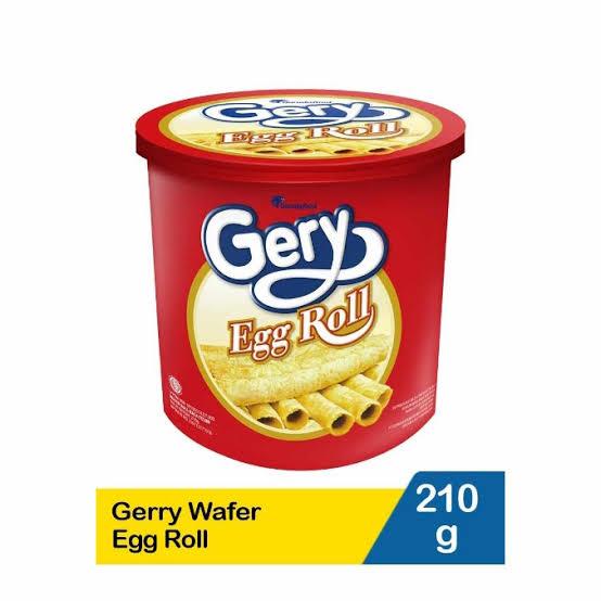 Jual Gerry Wafer Egg Roll 210g | Shopee Indonesia