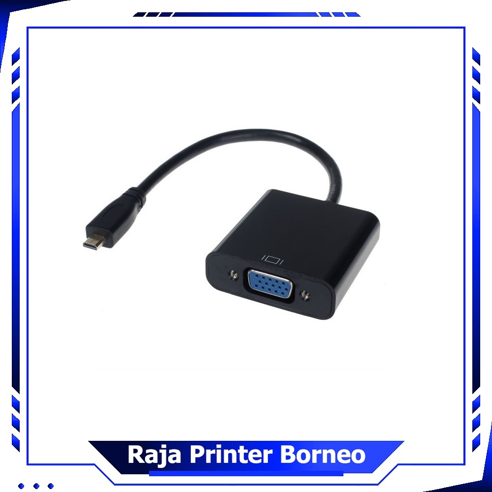 Jual Kabel Converter Micro HDMI To VGA Adapter With Audio Output HD ...