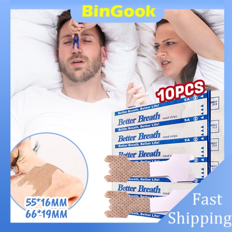 Jual 10 PCS Plester Hidung L Nasal Strips Nose Strips Anti Dengkur ...