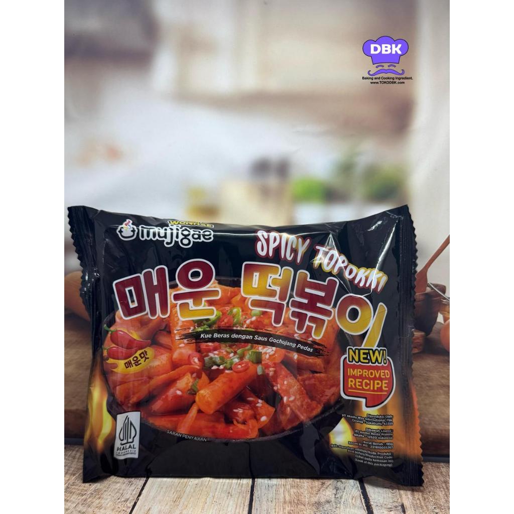 Jual Mujigae Spicy Toppoki 195gr Resep baru Toppoki lebih lembut ...