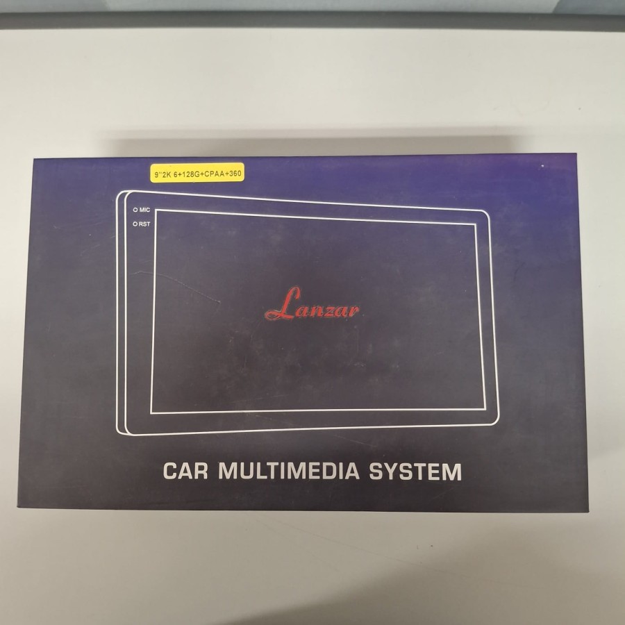 Jual HEADUNIT ANDROID LANZAR CAR AUDIO RAM BESAR WITH RAM 6/128 GB QLED ...