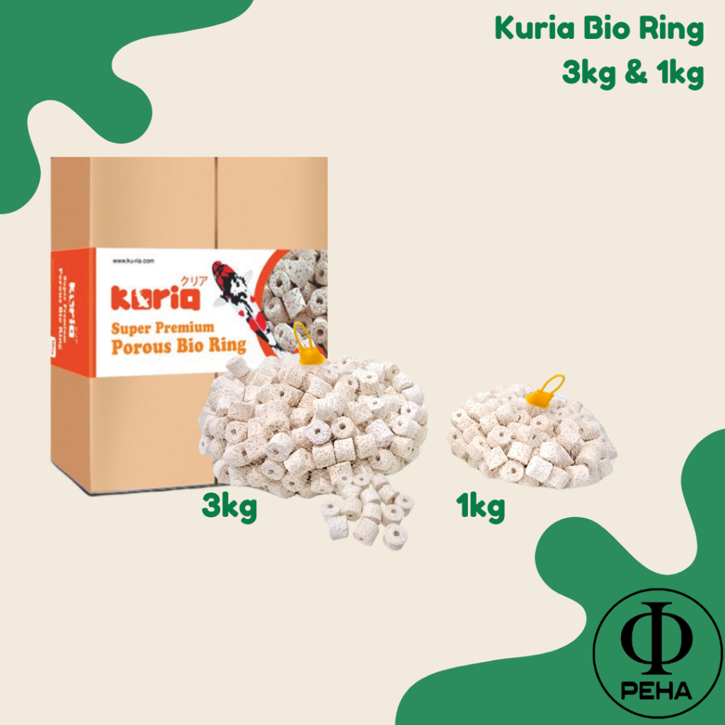 Jual Kuria Bio Ring 1kg & 3kg Media filter bioring premium impor ...