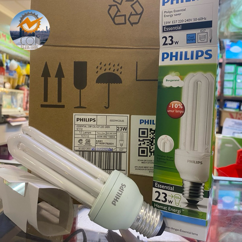 Jual Philips Lampu essential bohlam 23 Watt / 23W | Shopee Indonesia