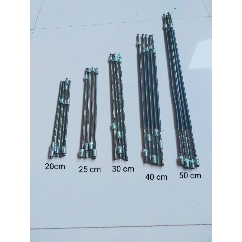 Jual Pipa Rem Universal Nepel 10mm/ pipa Oli Rem 20 cm/25 cm/30cm/40 cm ...