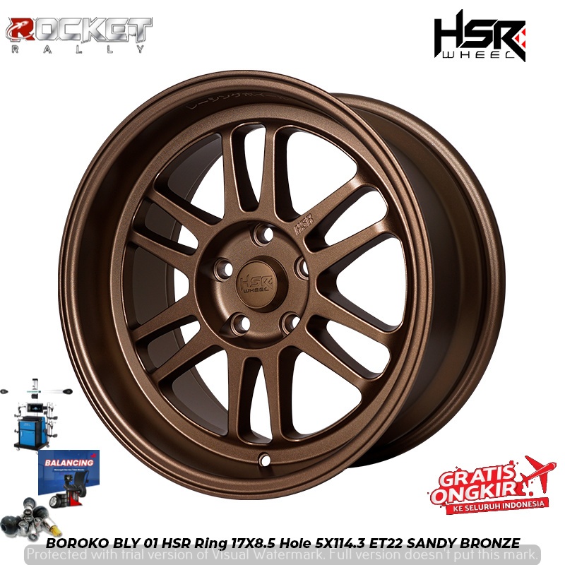 Jual Jual Velg HSR BLY01 Ring 17 Lebar 8,5 Rata Pnp Mobil Terios Rush Xpander Innova Juke Mazda ...