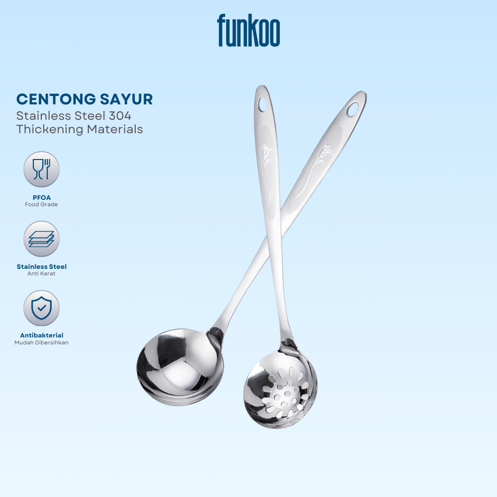 Jual Funkoo Sendok Sop Sendok Kuah Centong Kuah Sendok Silver Centong ...