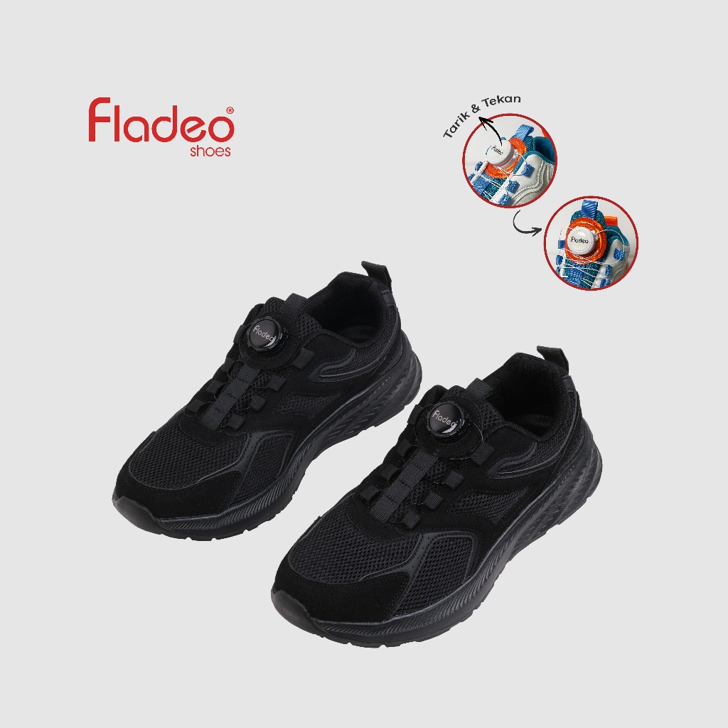 Jual Fladeo C25/MSS255-1ON/Sepatu Sneakers Tali Pria [ Sneakers Shoes ...