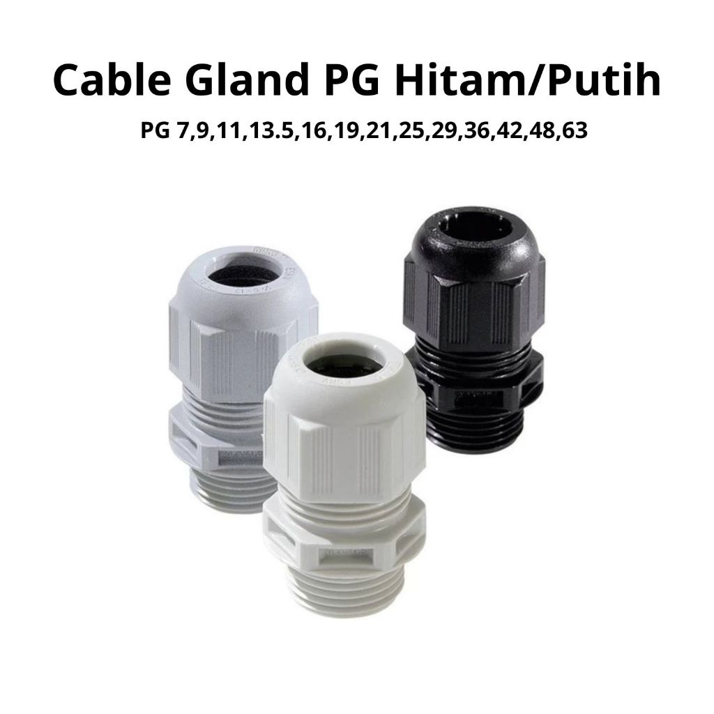 Jual Cable Gland Kabel Gland PG7 PG-7 (3-6.5MM) | Shopee Indonesia