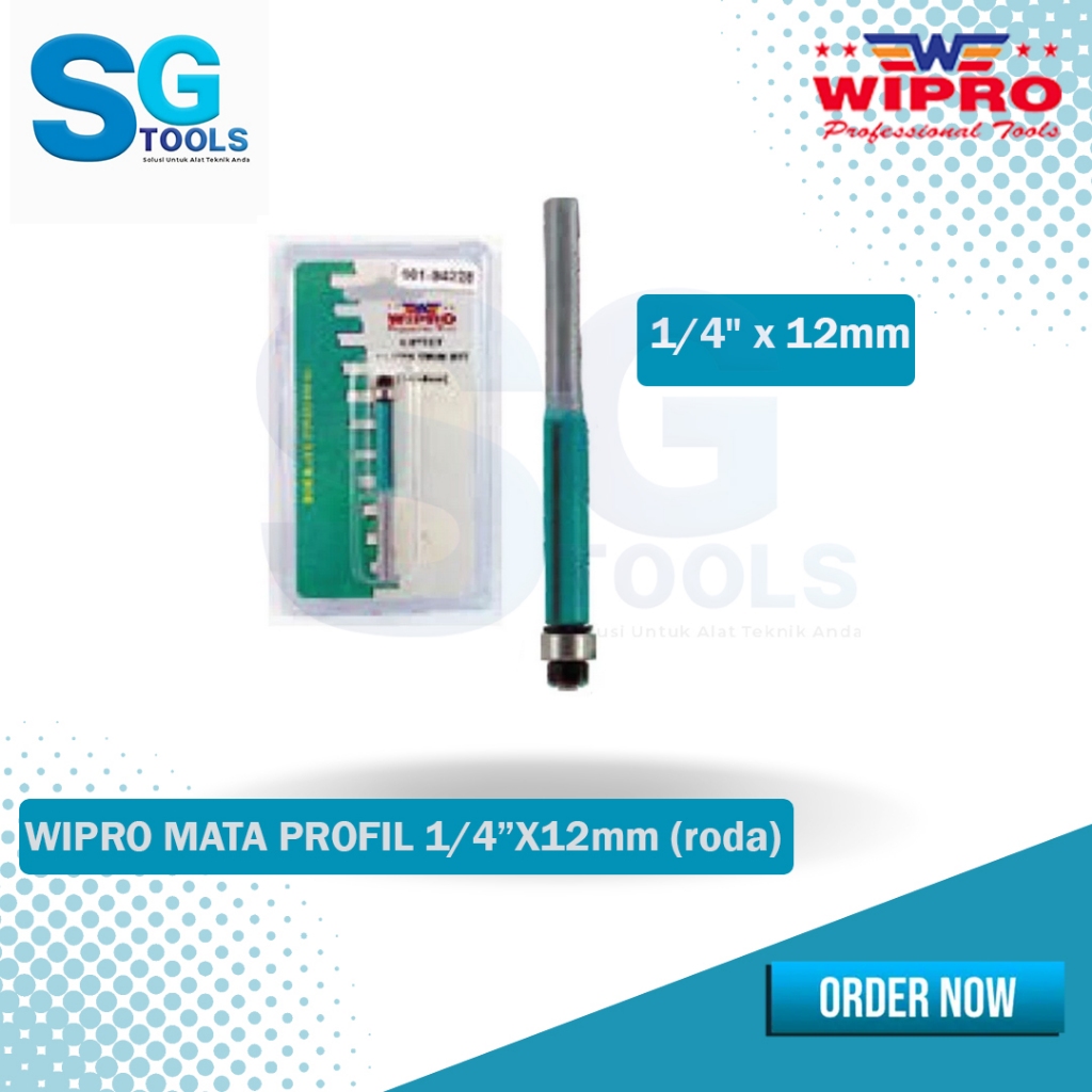 Jual Wipro mata profil roda 12mm 01-06128 1/4" x 12mm - mata profil ...