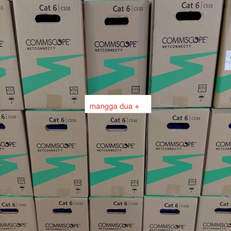 Jual kabel lan utp commscope cat 6 @305 meter / amp cat6 / commscope ...