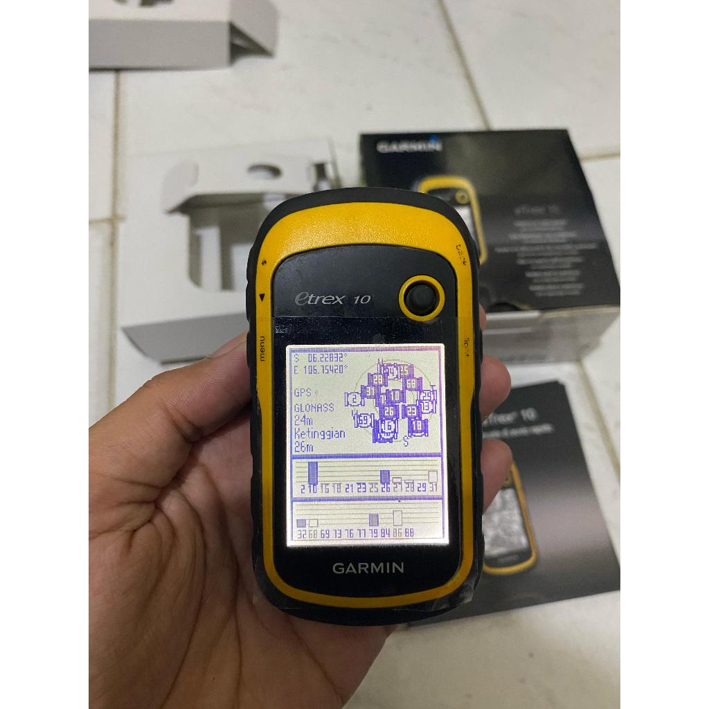 Jual GPS Garmin Etrex 10 Bekas Mulus Komplit | Shopee Indonesia