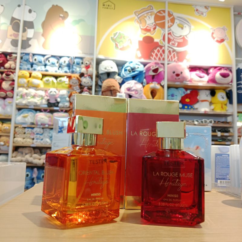Jual Miniso Heritage Eau De La Rouge Muse, Oriental Blush, Signature ...
