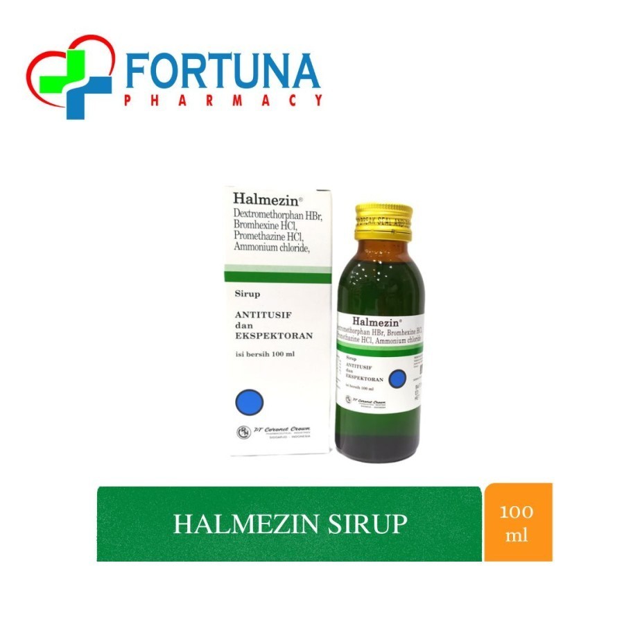 Jual HALMEZIN SIRUP | 100ml | Sirup Obat Batuk Berdahak & Kering ...