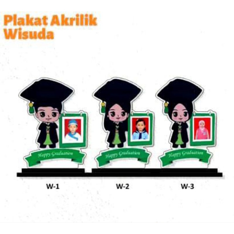 Jual Piala Wisuda Akrilik Custom Plakat Wisuda Custom Bingkai Foto ...