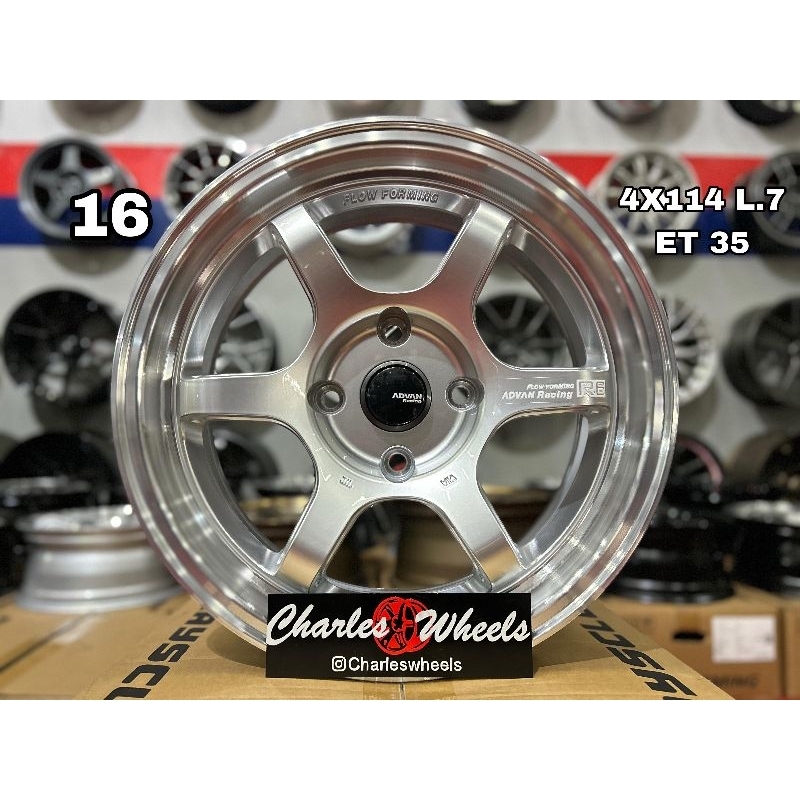 Jual VELG RC ADVAN RG RING 16 HS POLISH 4x114 | Shopee Indonesia