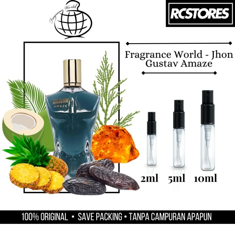 Jual Decant Fragrance World Jhon Gustav Amaze Eau De Parfum (Clone Of ...