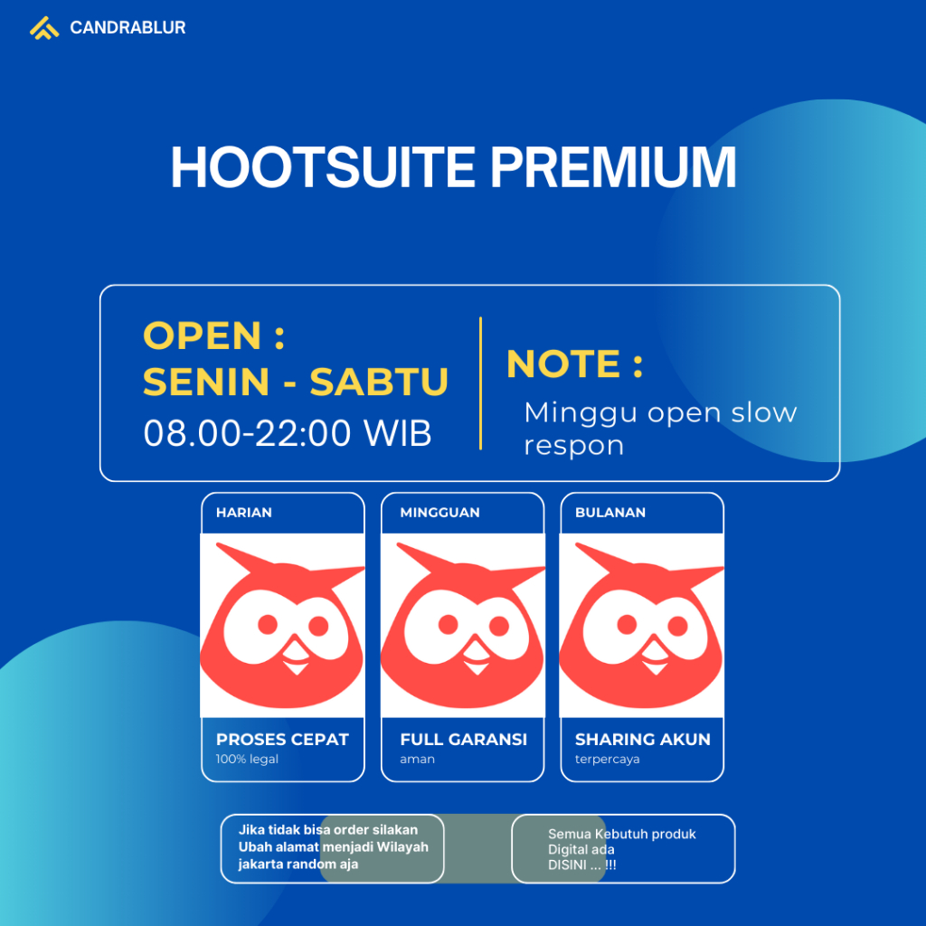 Jual Hootsuite Premium 1 Bulan Pro Bergaransi | Shopee Indonesia