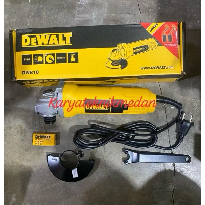Jual DEWALT MESIN GERINDA 4" DW810 | GRINDING MACHINE MESIN GERINDA DW ...