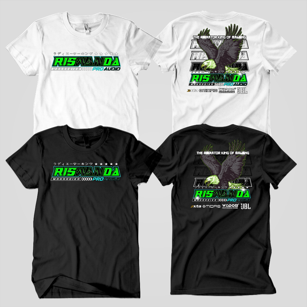 Jual Kaos riswanda kaos sound system putih dan hitam | Shopee Indonesia