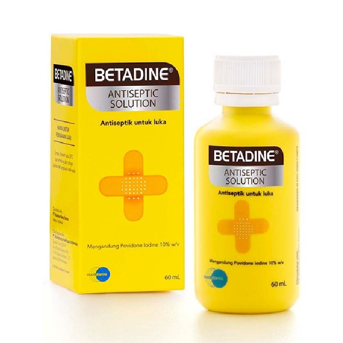 Jual BETADINE SOLUTION 60 ML - P3K | Shopee Indonesia