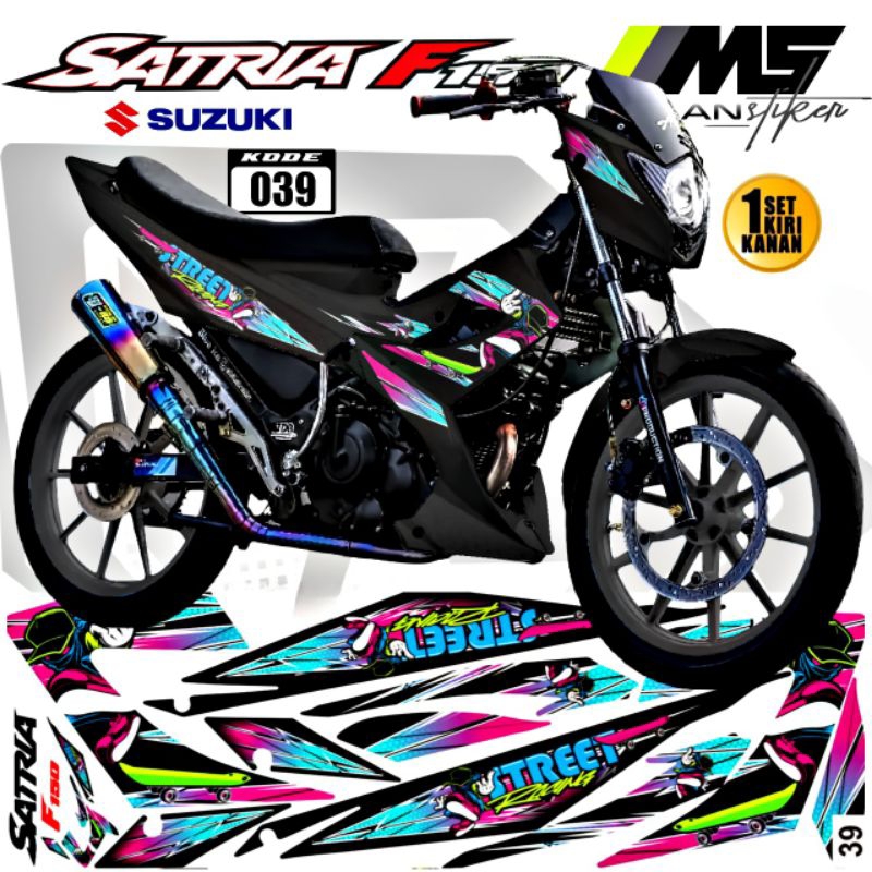 Jual Decal Sticker Striping Variasi Satria Fu Facelift Raider R 150 ...