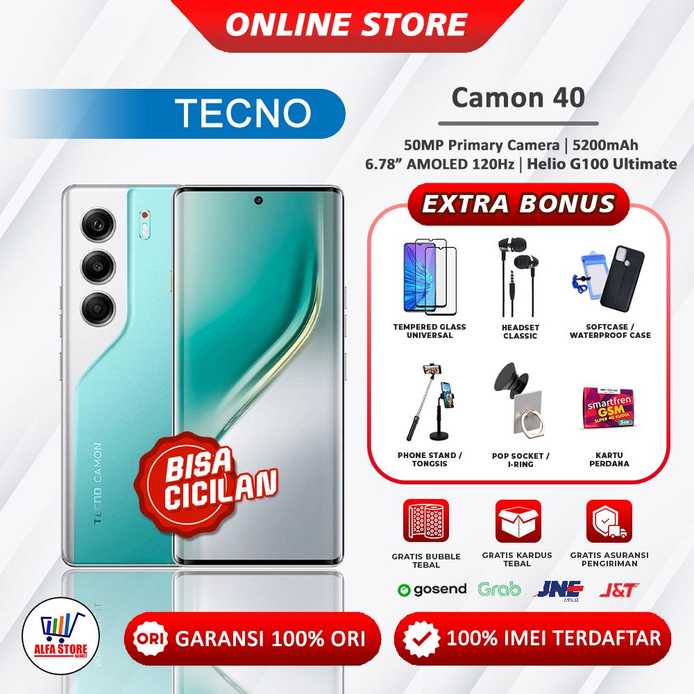 Jual Tecno camon 40 ram 8/256Gb camon 40 ram 8/128Gb Garansi Resmi | Shopee Indonesia