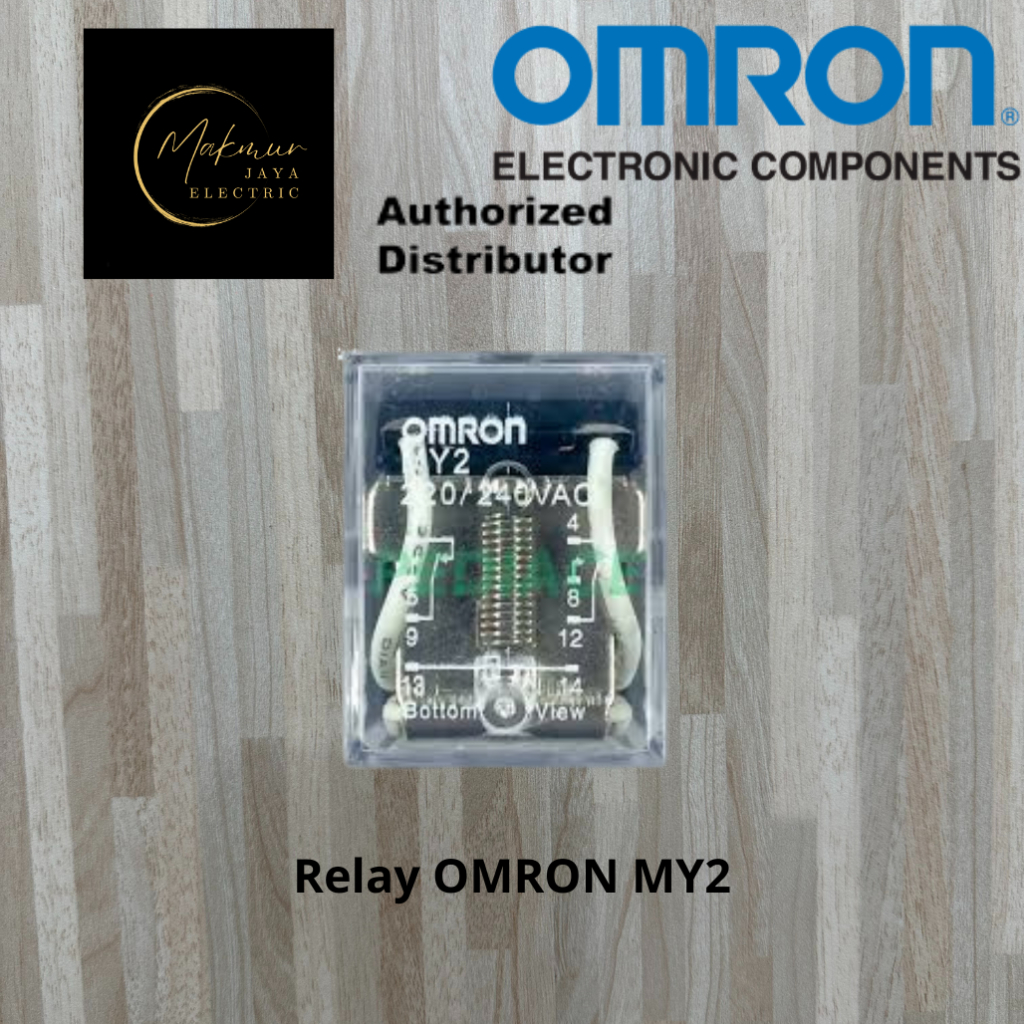 Jual Relay OMRON MY2 220VAC | Relay MY2 220V AC 8 Kaki DPDT | Relay Elektromagnetik OMRON ...