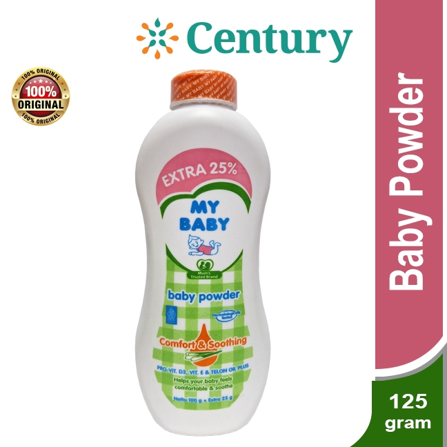 Jual MY BABY POWDER TELON PLUS 100G+25G / PERAWATAN BAYI / BEDAK BAYI ...