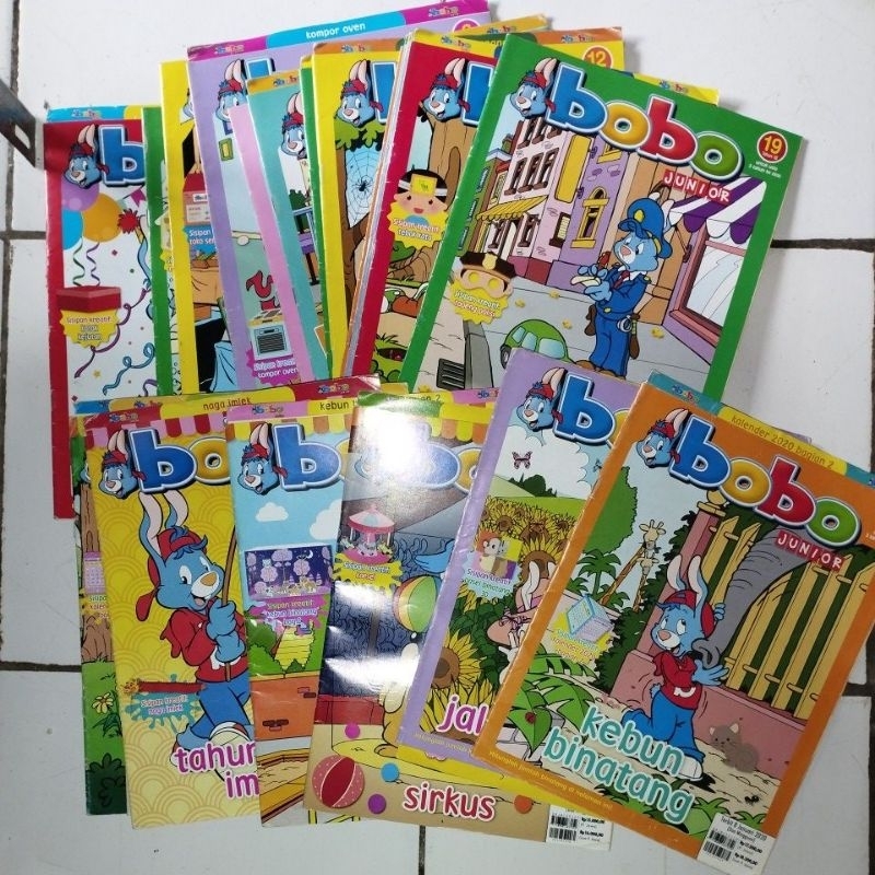 Jual Majalah Bobo Junior Tahun 2019 & 2020 (hampir urut) | Shopee Indonesia