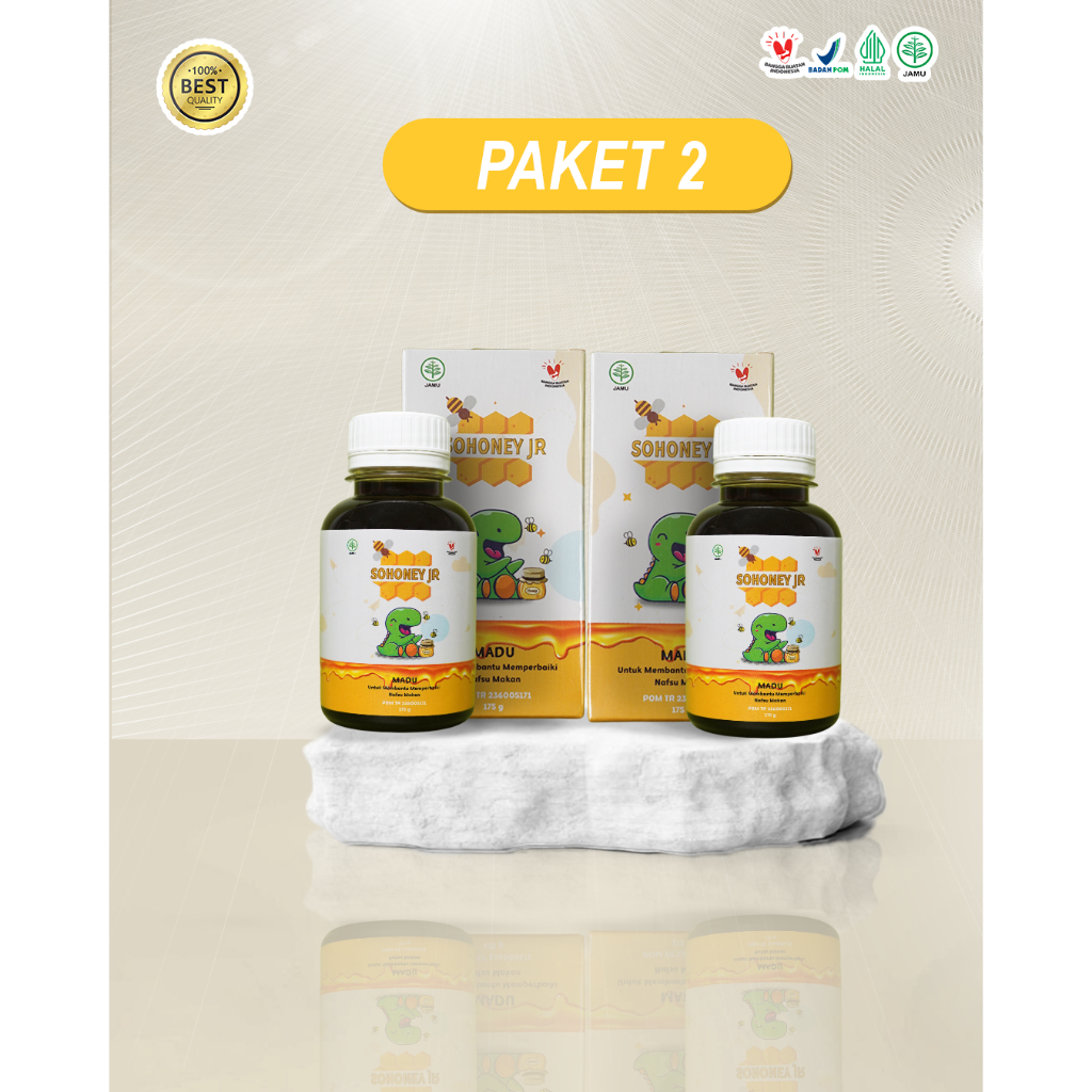 Jual Sohoney Jr - Madu Anak Penambah Nafsu Makan Paket 2 Botol | Shopee Indonesia