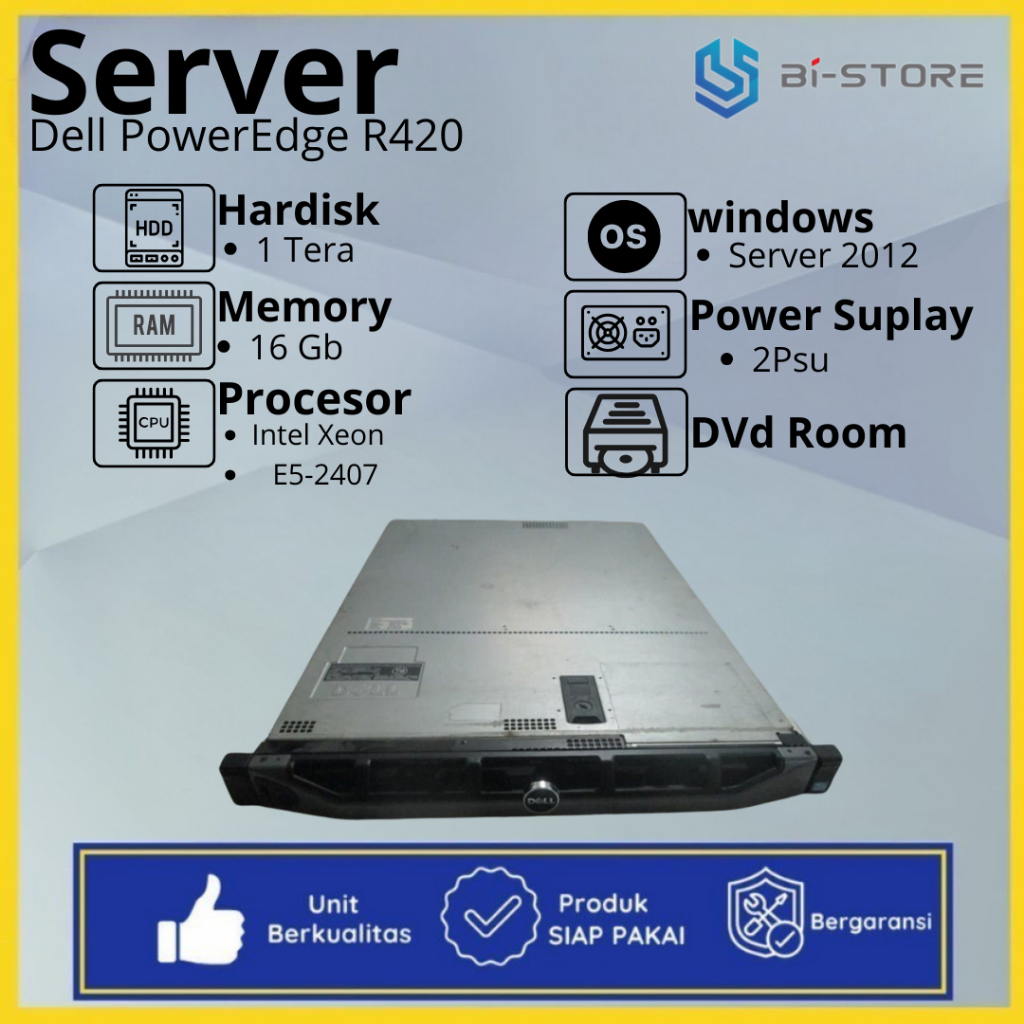 Jual Server Dell PowerEdge R420 Intel Xeon E5-2407 Harga Obral Siap ...